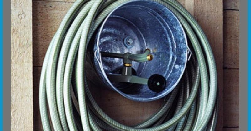 DIY And Household Tips: Bucket-Hose Storage