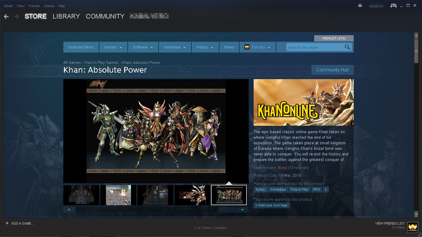 Khan Absolute Power ★ Khan Online Is Now In STEAM - KABALYERO • Gamer ...