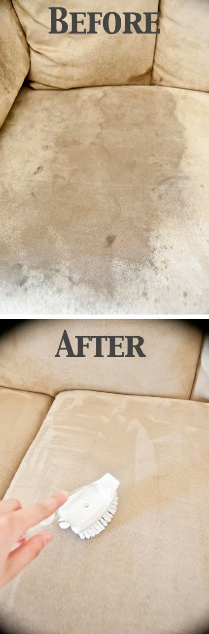 How To Clean A Microfiber Couch with ONE Ingredient - FITNESS SHORTCUT