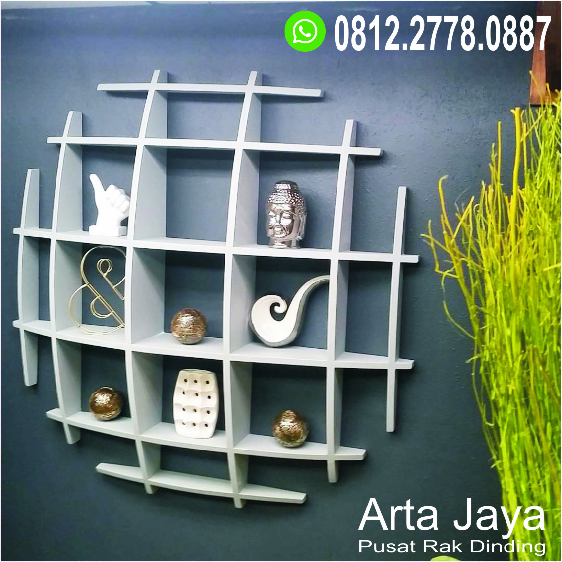 27+ Konsep Terkini Desain Rak Dinding Kayu Minimalis