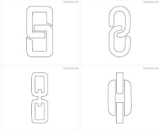 Four Coloring: Free printable Chain coloring pages for kids