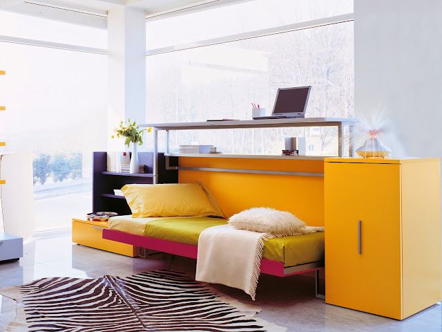 Multifunkčný nábytok, ktorý šetrí priestor. Sklopné postele. | Štýly ...