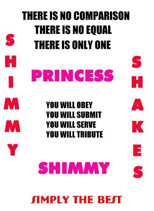 Princess Shimmy Owns Me