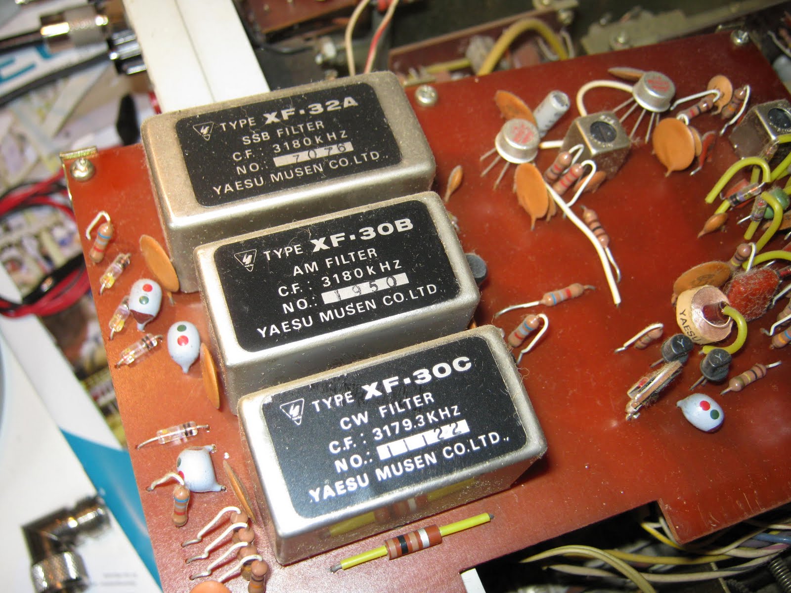 PA1PXL Amateurradio Techstuff: Yaesu FR-101D receiver (part 2 / deel 2)