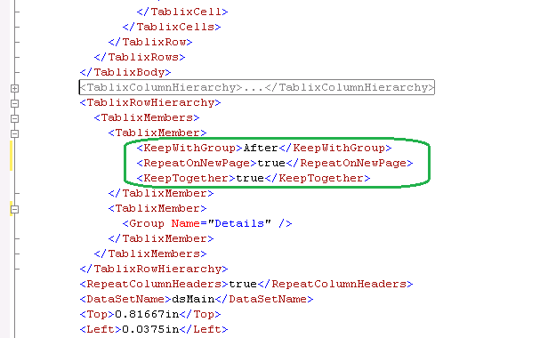 Dineshs Blog Being Compiled Repeating Headers In Table Data Region Created With
