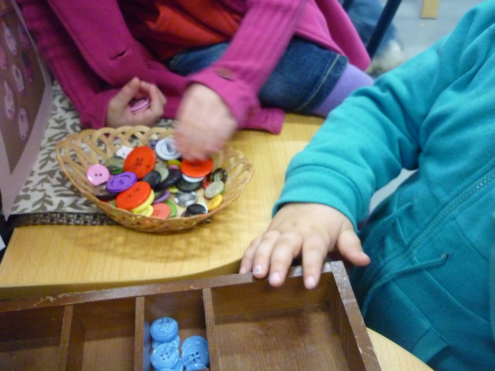 Creative and Inspired Play: Button Sorting