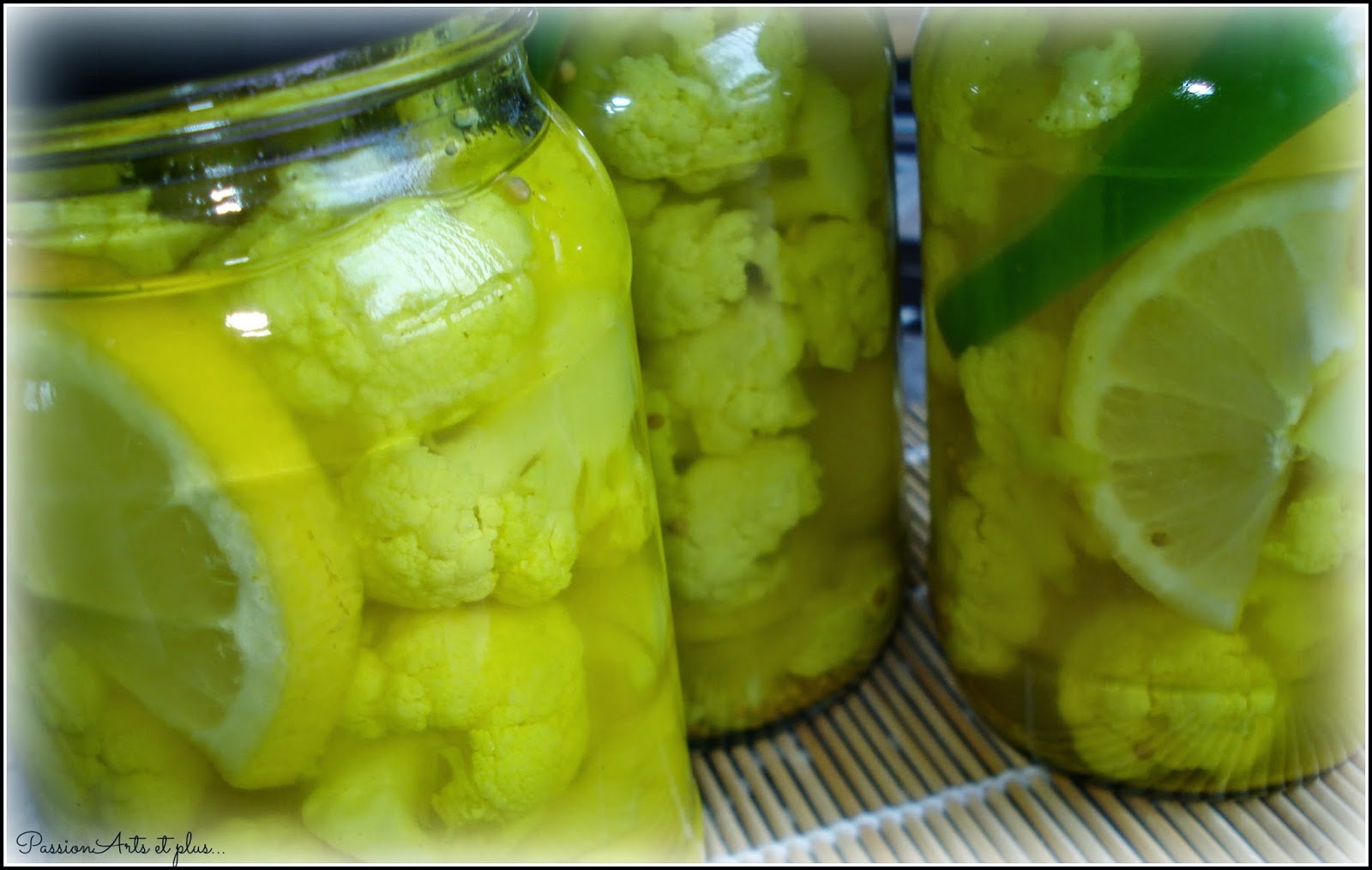 Les recettes de Passionarts et plus...: Chou-fleur mariné