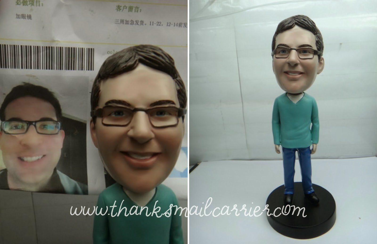 Thanks, Mail Carrier | Custom Bobblehead Dolls from Bobblemaker.com ...