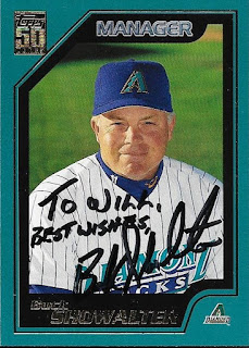 foul bunt: Buck Showalter Auto From Jake