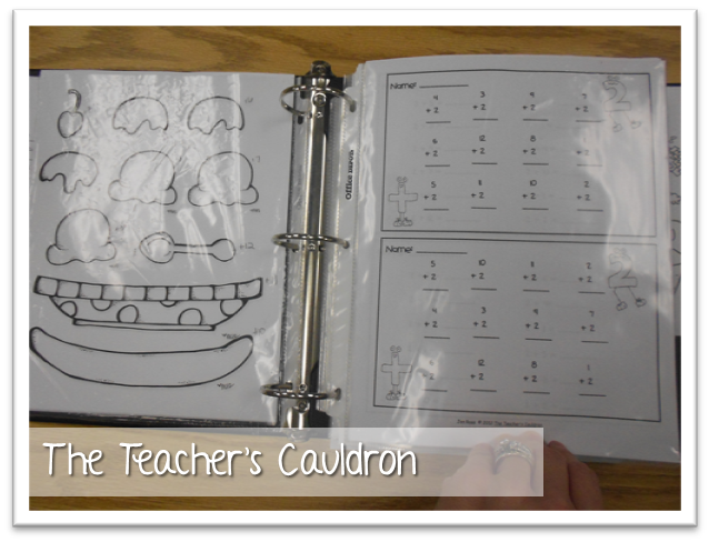 How binders and page protectors help me with math - Teacher by the Beach