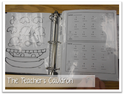 How binders and page protectors help me with math - Teacher by the Beach