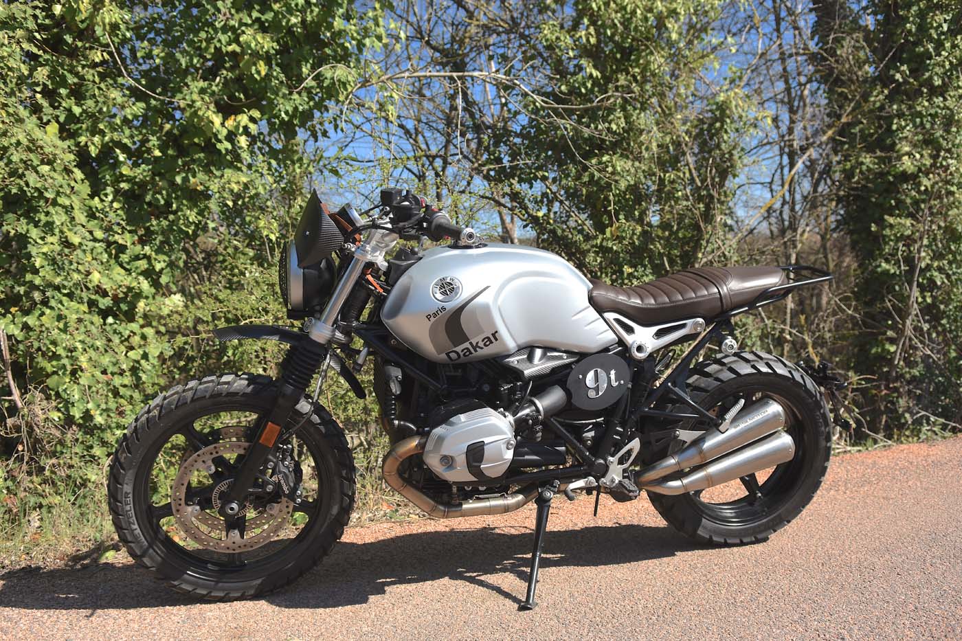 R NineT Scrambler "Silver dakar" / Luis moto
