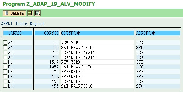 ERIC YANG'S NOTEPAD: ABAP4 - How to use alv to change the value of ...