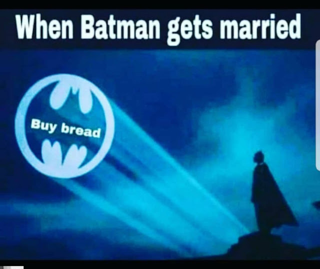 When Batman gets married, buy bread