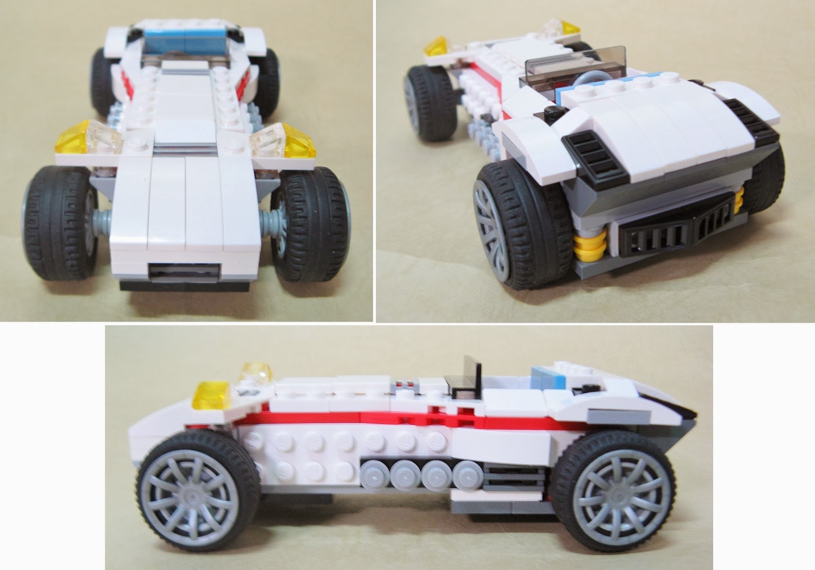 LEGO Car Show(By Bloks)積木車展 : 31006 Highway Speedster(Part 2)