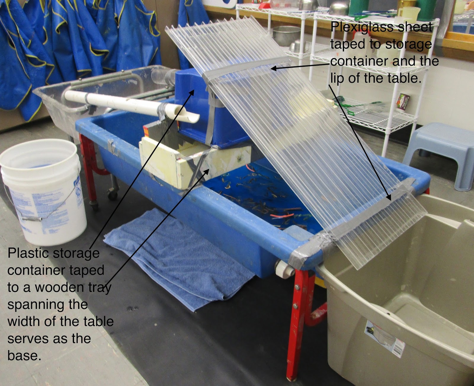 SAND AND WATER TABLES: WORM SLIDE ITERATION