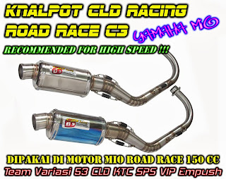 Knalpot CLD Racing Yamaha Mio Road Race C3 | Tabloid Ototrend