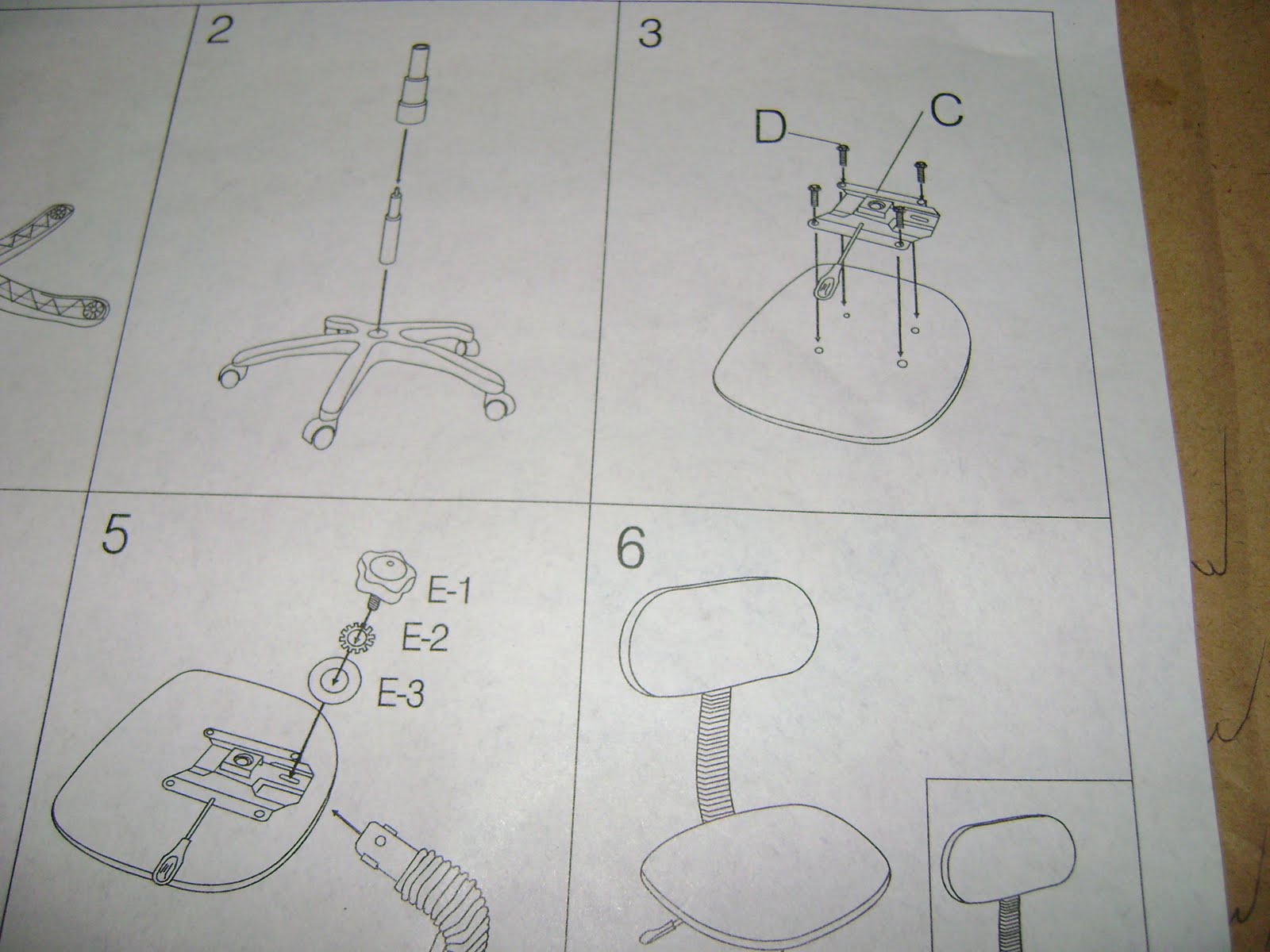 Journey To Life: Task of the Day - Office Chair Assembly