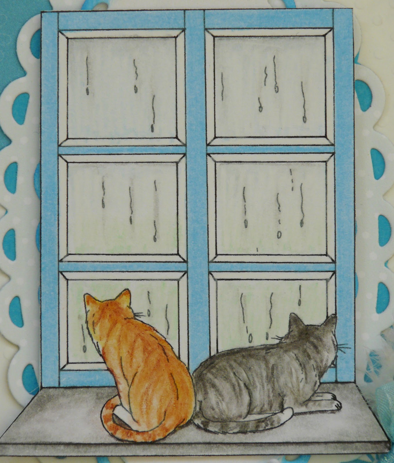 Dora-knutselhoekje: poezen bij het raam