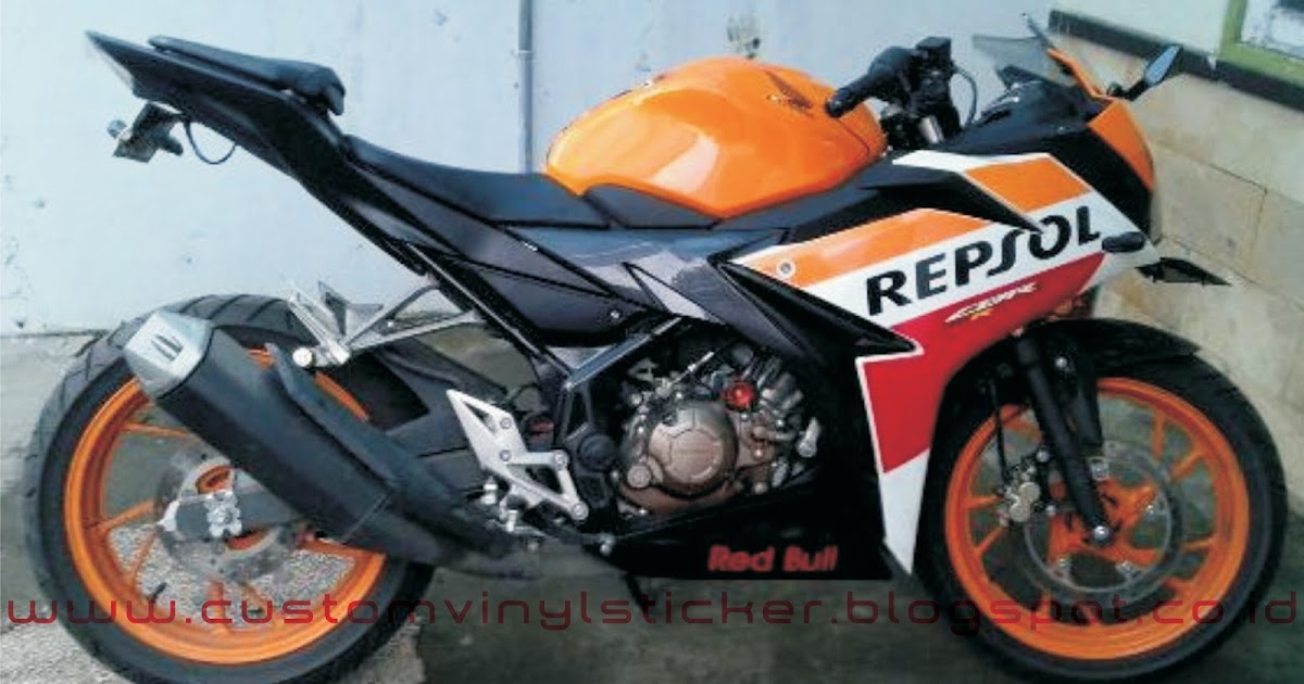 STICKRENZ: Honda New CBR 150R Repsol - Custom Black Mate Wrapp