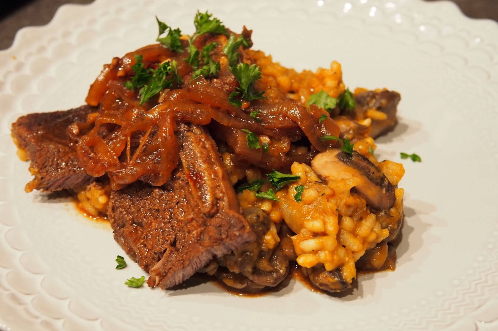 Eat, Belch, Fart: Pumpkin & Mushroom Risotto with Chocolate & Coffee ...