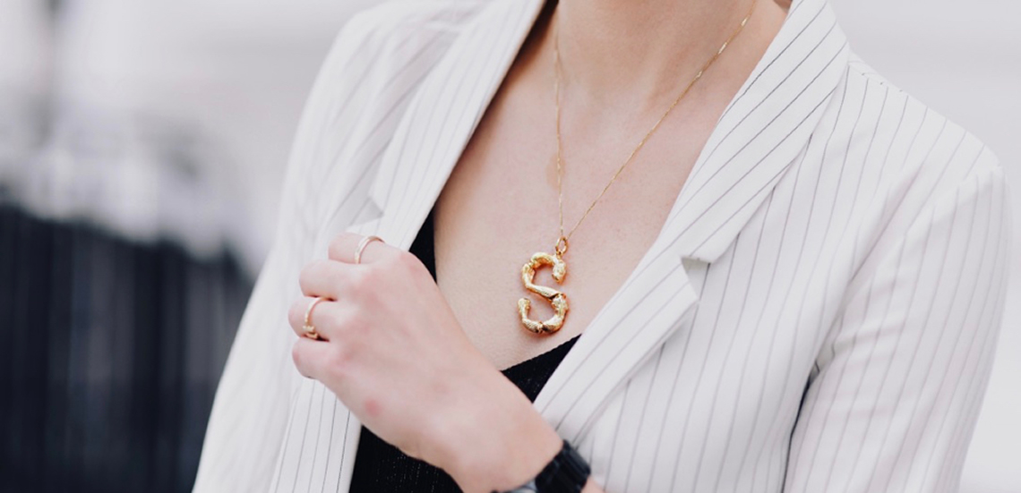 THE STATEMENT MONOGRAM LETTER TREND - Strawberry Leopard