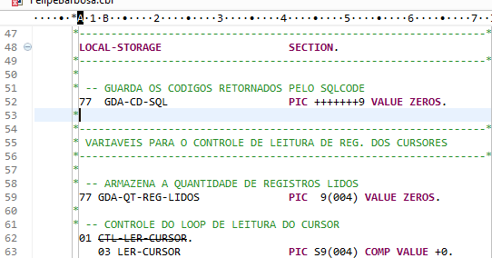 Experiência COBOL: Select de dois ou mais registros do DB - Cursor