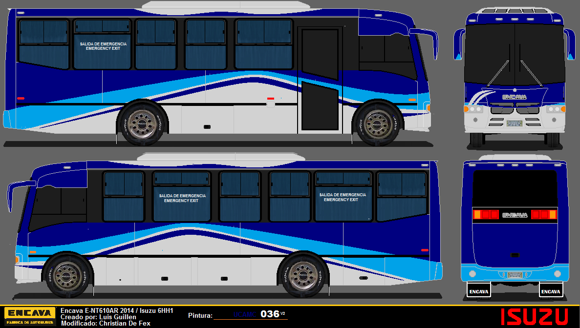 Diseños Autobuses Venezuela: Encavas Pintadas