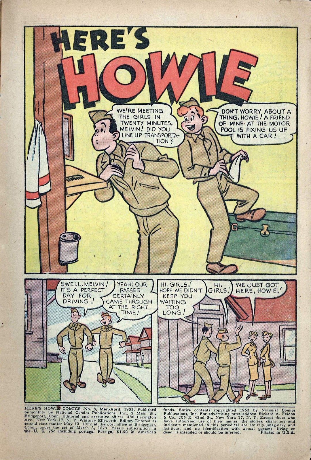 Read online Here's Howie Comics comic - Issue #8