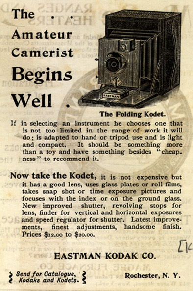 Vintage Kodak Camera Advertisements From the Late 19th Century ...