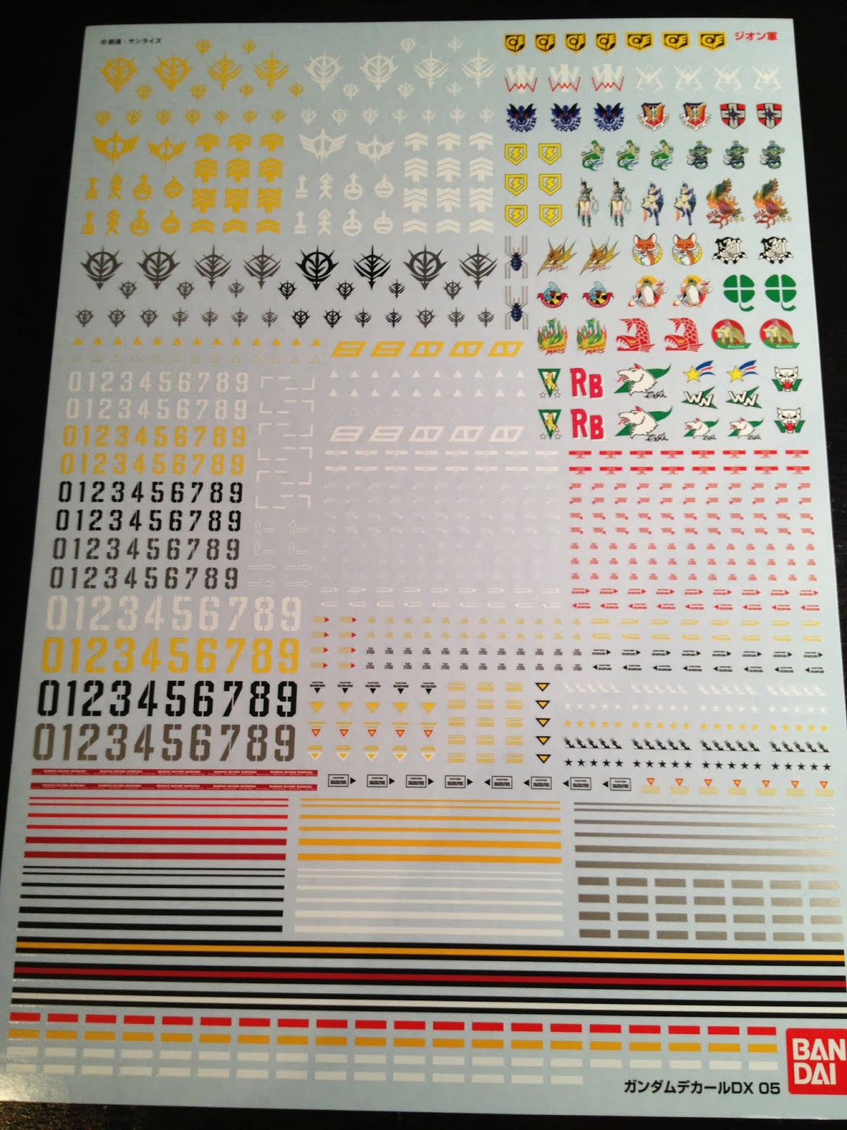First look: DX 05 Zeon decal set