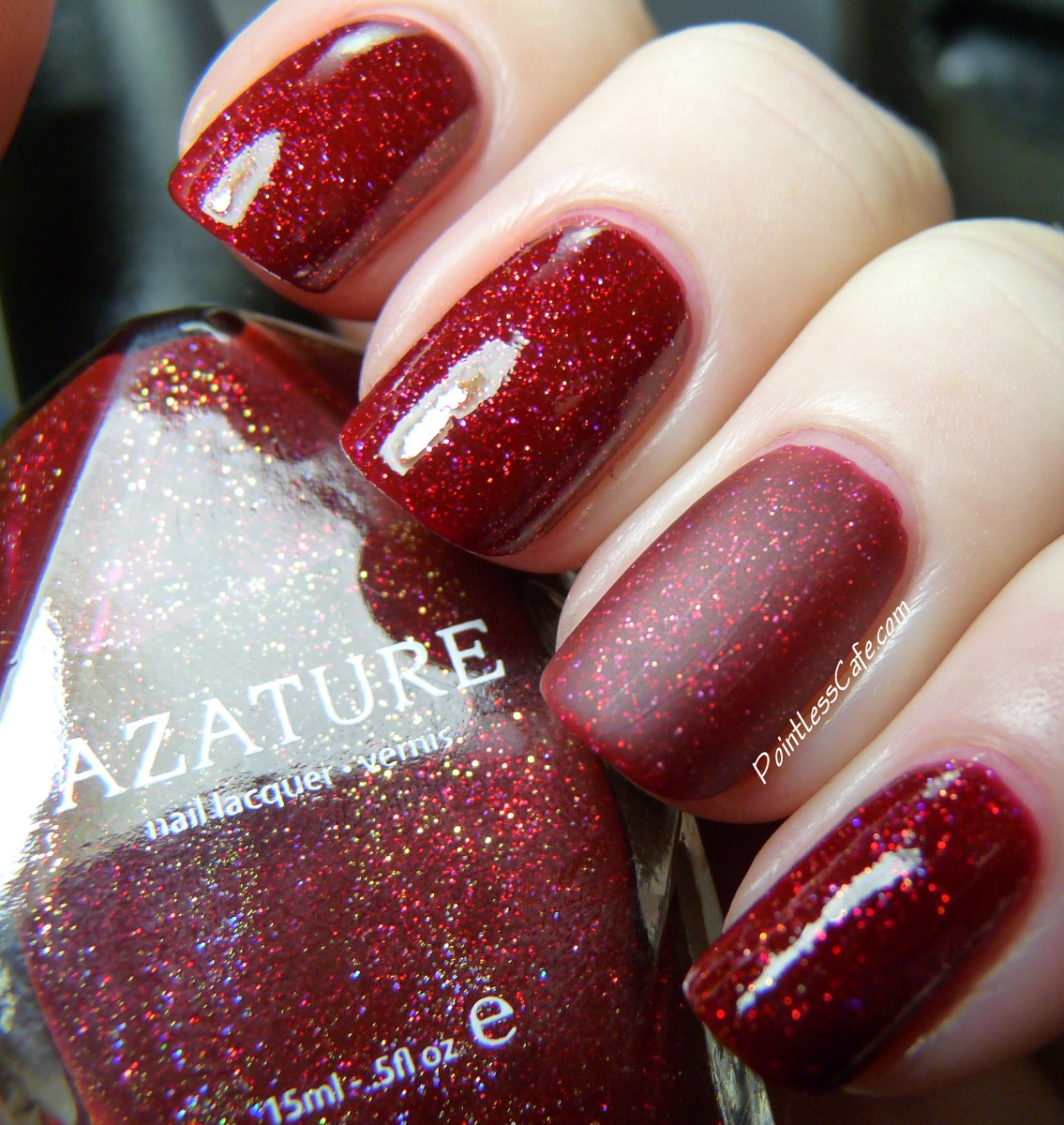 Azature Red - Swatches and Review | Pointless Cafe