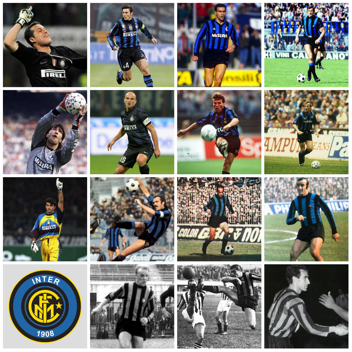 Football Yesterday & Today: Inter Milan XI in European Cups Finals ...