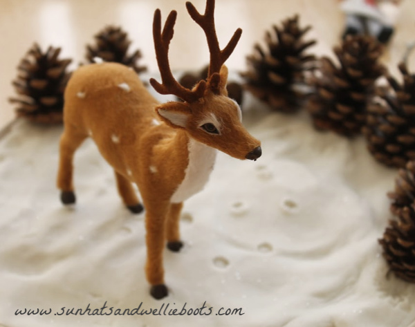 Sun Hats & Wellie Boots: Winter Play Scene with Snow Play Dough