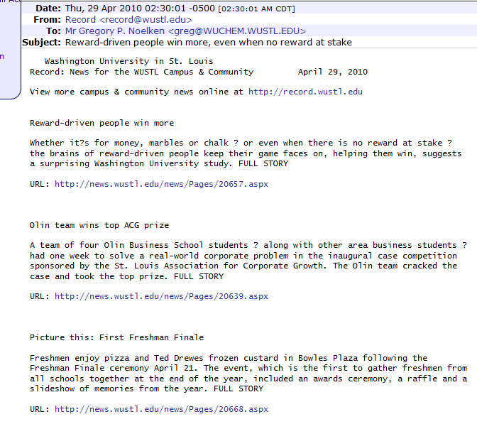 Email Format- Sample Format Email - Slim Image