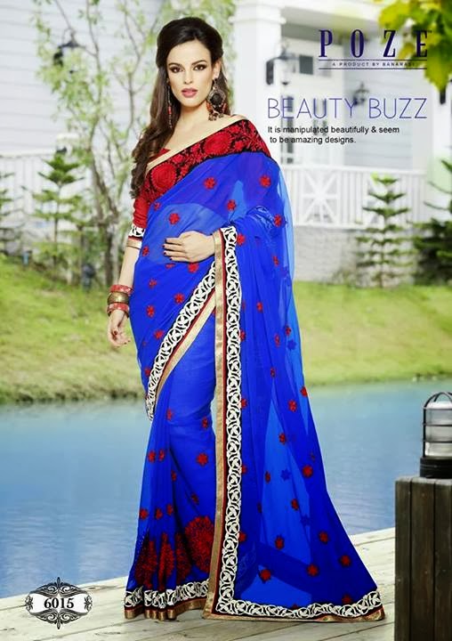 Simple & Beautiful Sarees | Simple Navratri Saree Designs for Girls ...