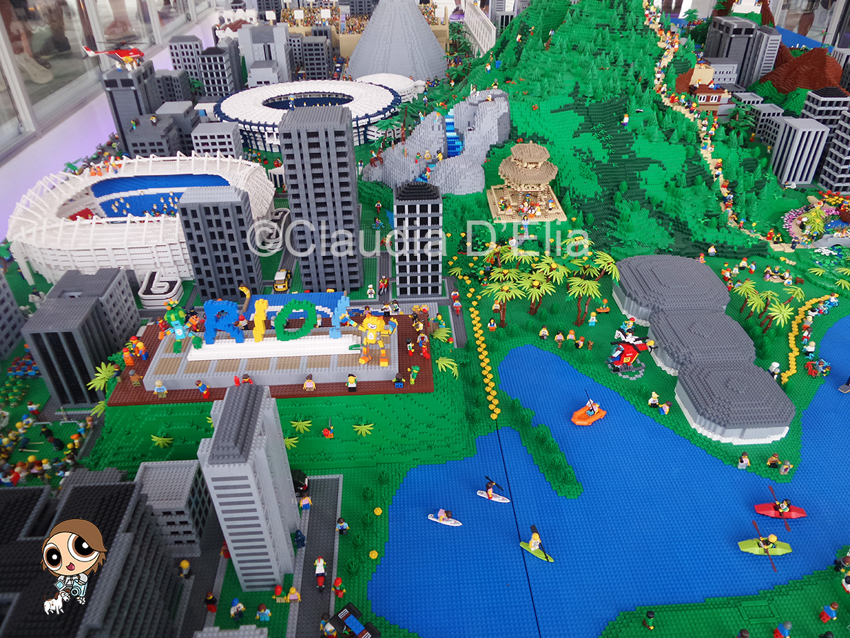 Andando por aí: Maquete de Lego do Rio de Janeiro
