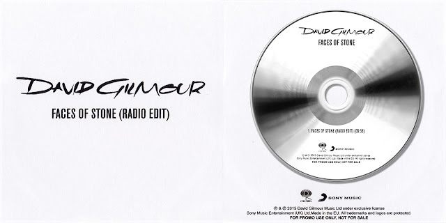 Pink Floyd Ilustrado: 2015 Faces of Stone (Single Promo) - David Gilmour