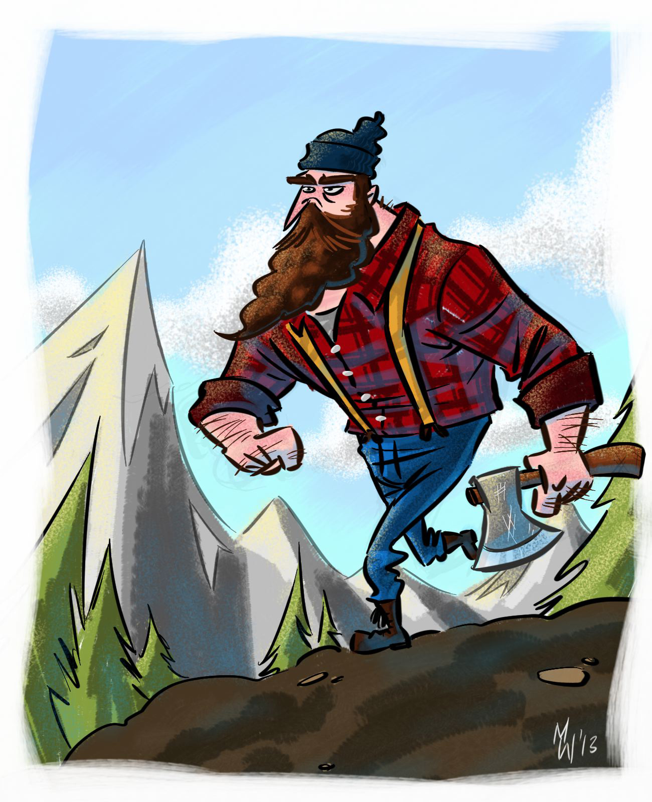 Westoons: Lumberjack Doodle