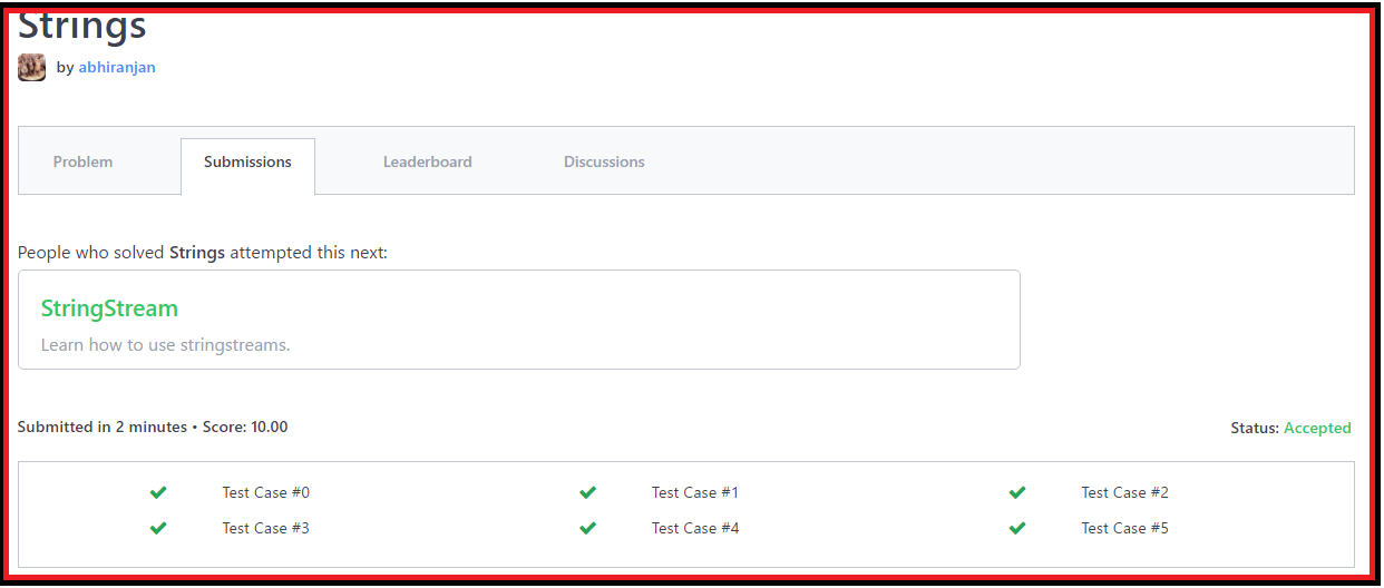 Strings Hackerrank Solution in C++ | Hackerrank Solutions