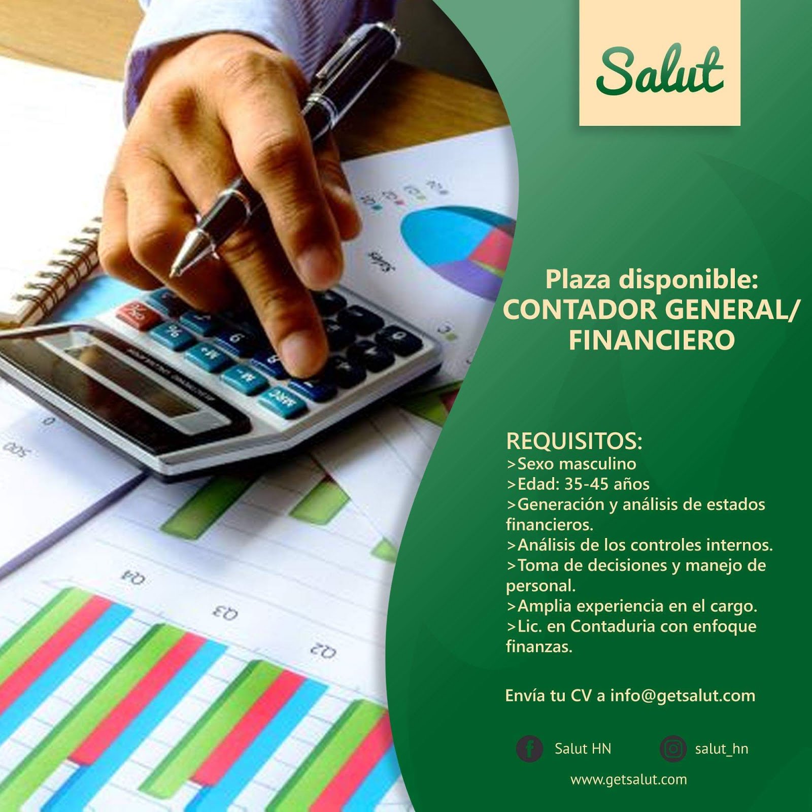 Contador General / Financiero - SPS