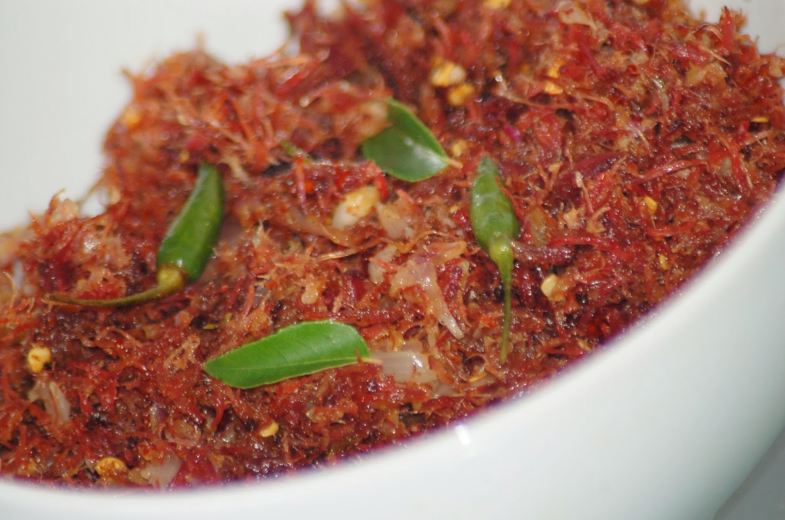Aji's World: Dry Beef Fry/ Unakka erachi chathachathu