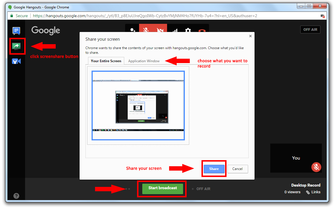 How to Record your Computer Screen with Youtube - PC Alternative Solutions