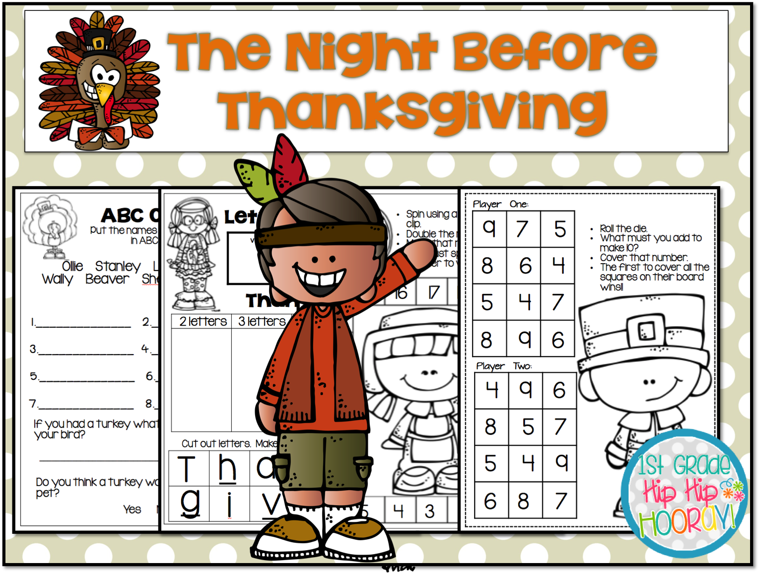 1st Grade Hip Hip Hooray!: 'Twas the Night Before Thanksgiving ...