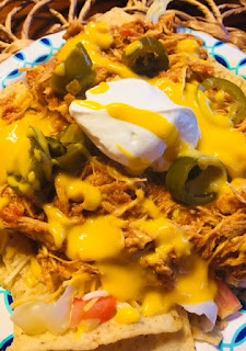 Recipe Momma: SHREDDED CHICKEN NACHOS