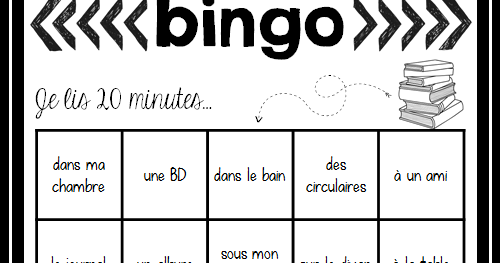 Bingo de lecture