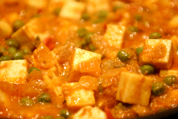 Homemade recipe: MATTAR PANEER