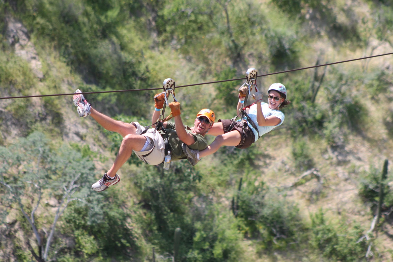 On the Go: Zip Lining and Mountain Climbing...2 Checks Off the Bucket List