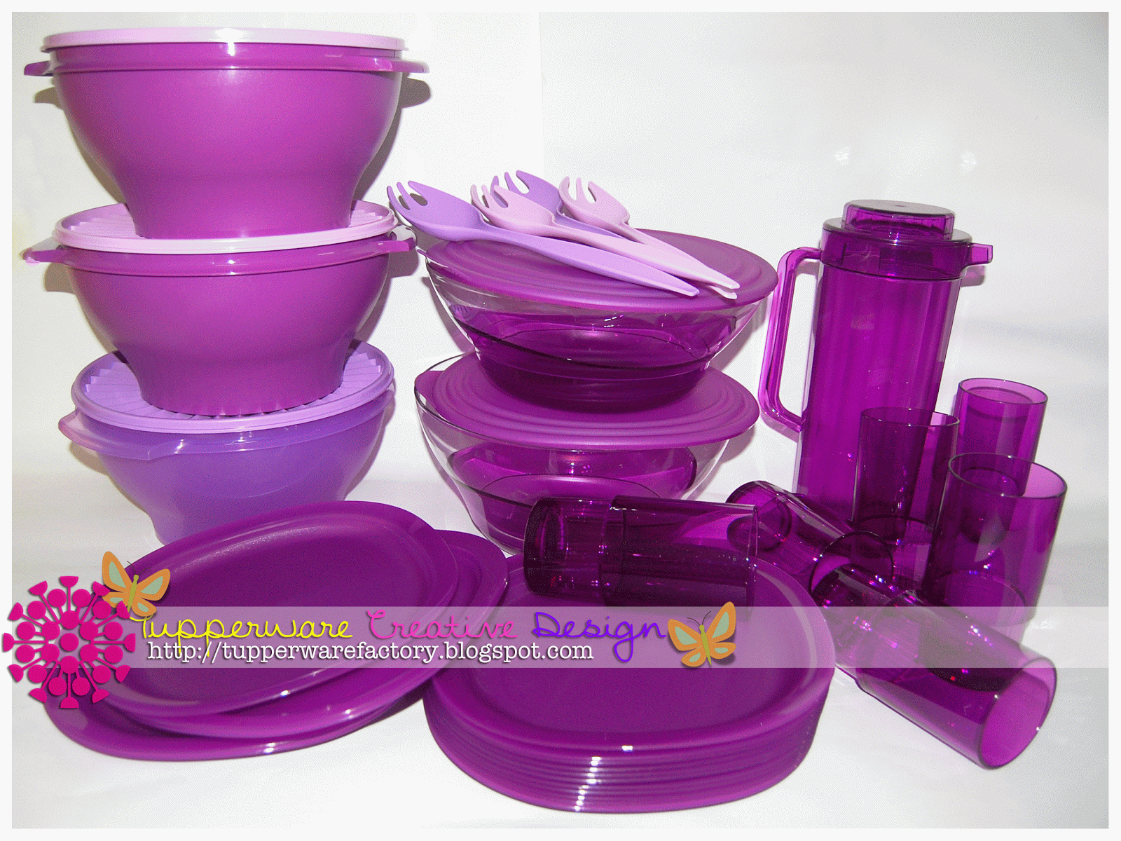TUPPERWARE CREATIVE DESIGN: MY OWN COLLECTIONS!~ NOT FOR SALE a.k.a ...
