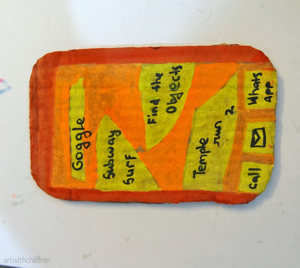 Making mobile phones using cardboard